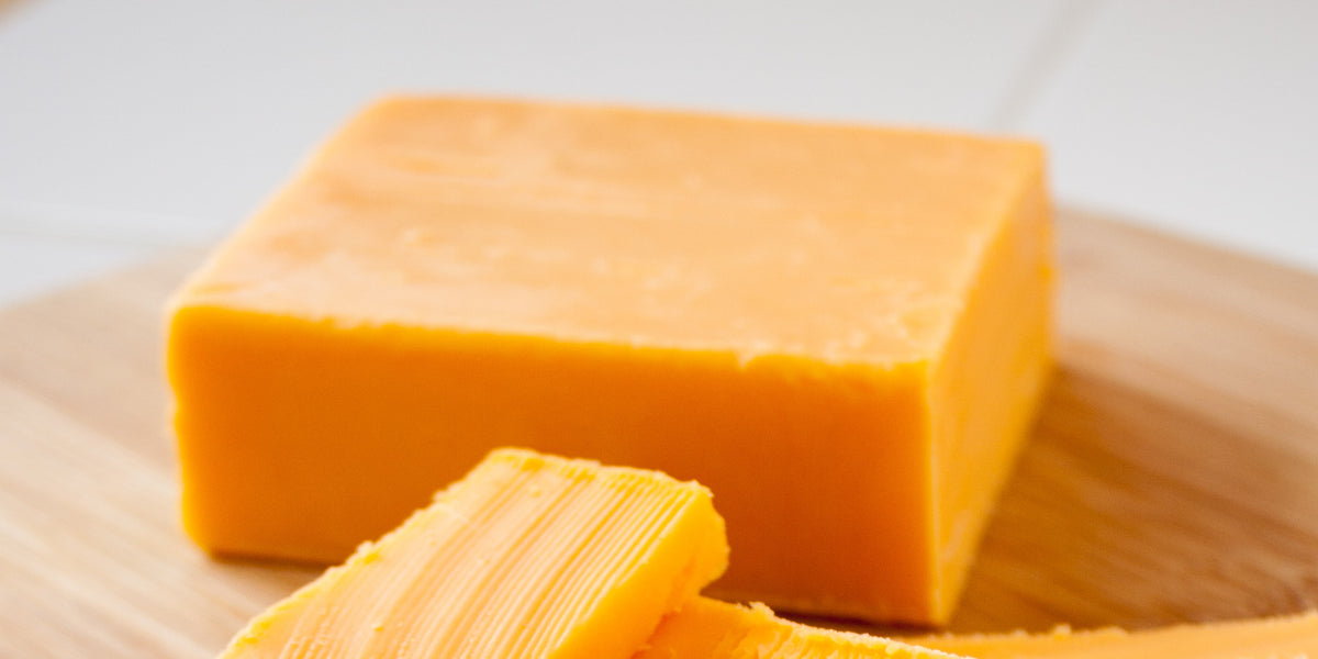 Coloured Mild Cheddar Cheese Block 5kg – The Trent Cheese Company