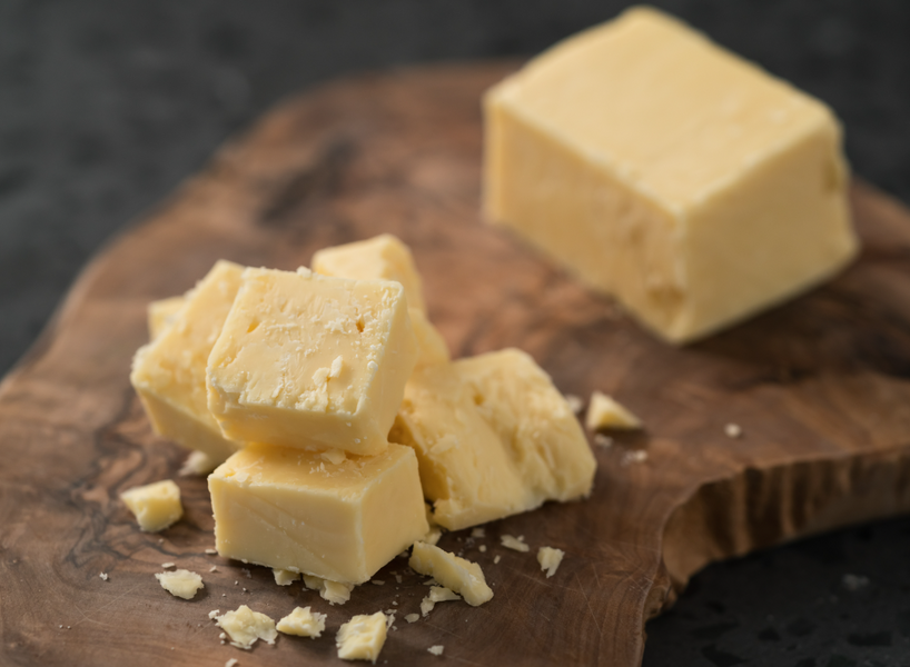 Extra Mature White Cheddar Cheese Block 5kg – The Trent Cheese Company